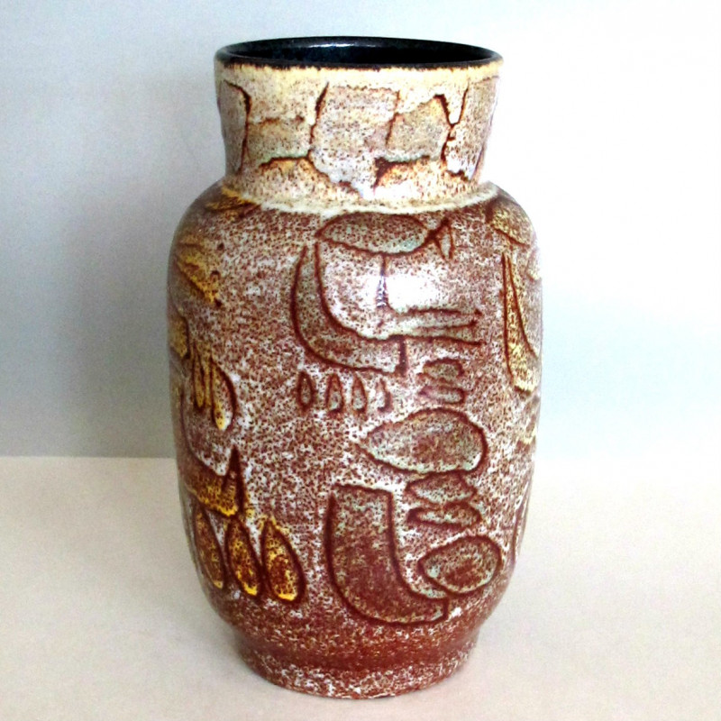 French ceramic vase Accolay 60s